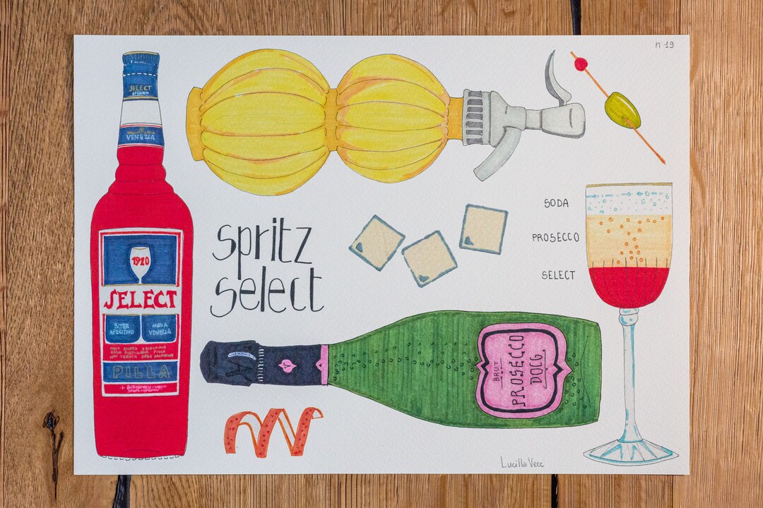 Spritz Select Illustrated Recipe - Etsy