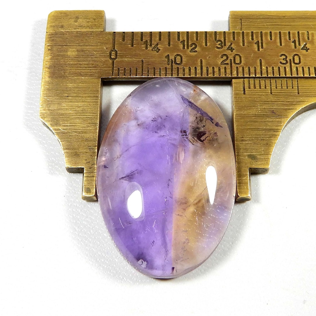 Yellow Purple Ametrine. Designer Ametrine Cabochon. Natural Purple ...