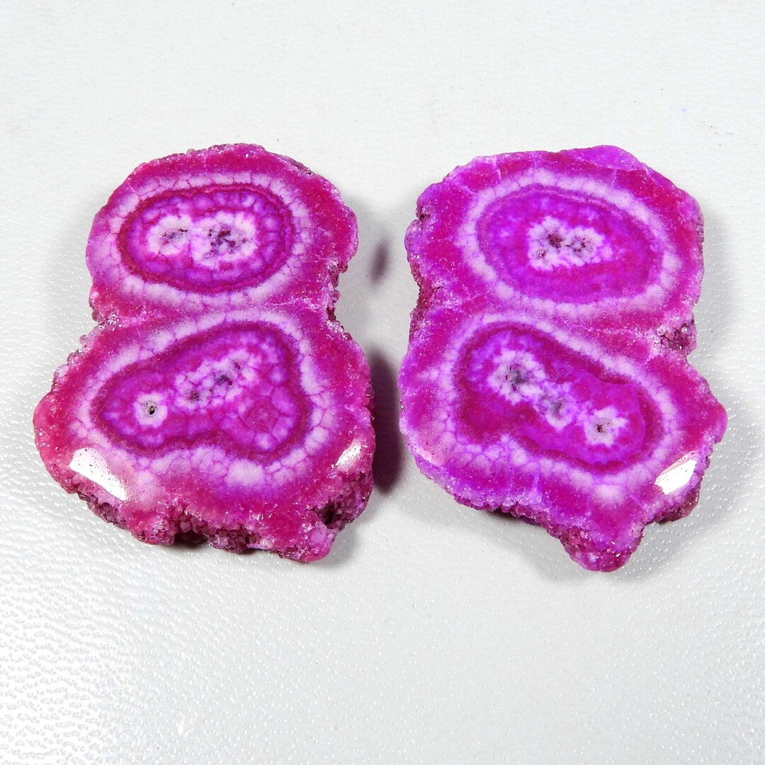 Pink Solar Quartz Druzy Cabochon. Pink Solar Quartz Gemstone. Wholesale ...