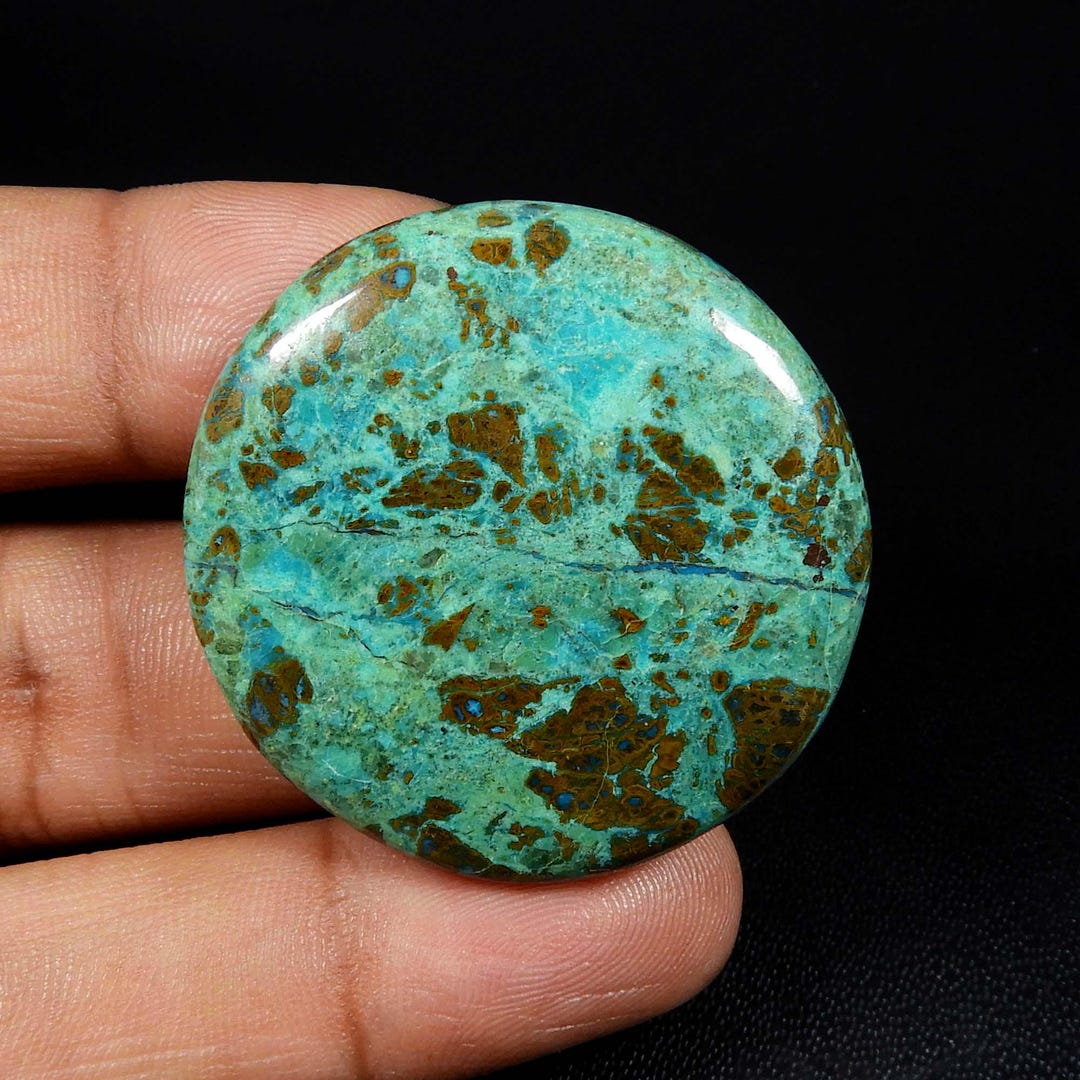 Amazing Chrysocolla Gemstone. Blue Green Chrysocolla. Natural ...