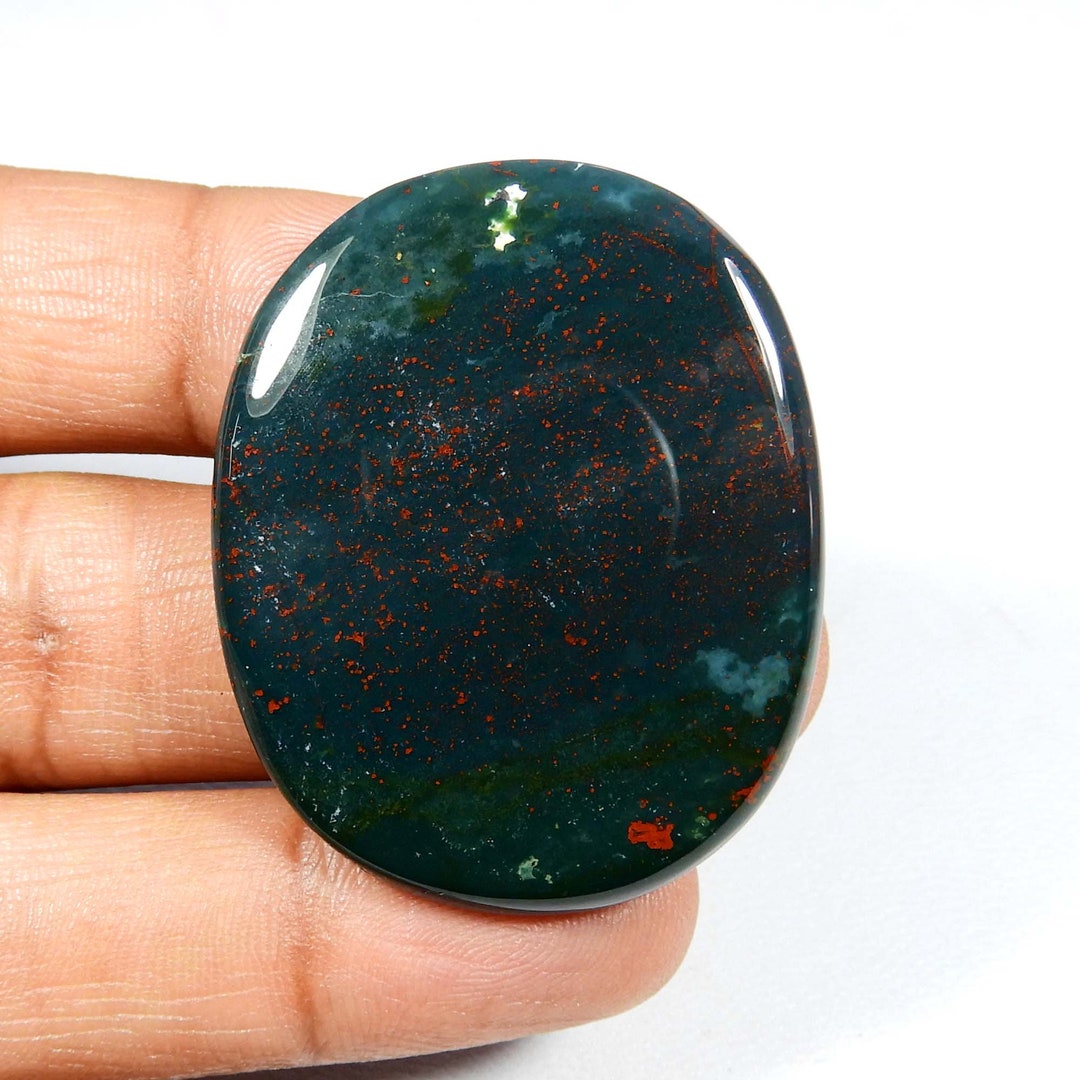 Natural Bloodstone. Exotic Red Green Bloodstone Gemstone. Bloodstone ...
