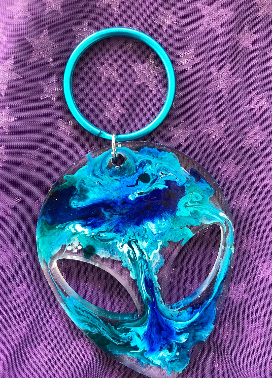 Alien Head Keychains - Etsy