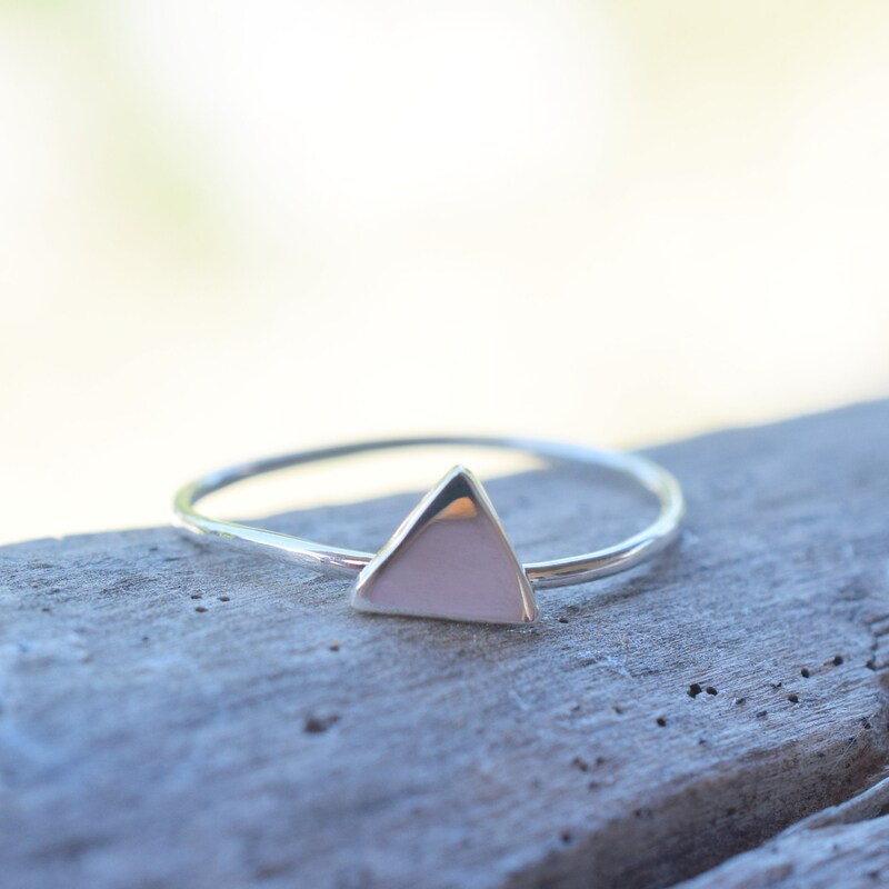 Triangle Ring - Etsy UK