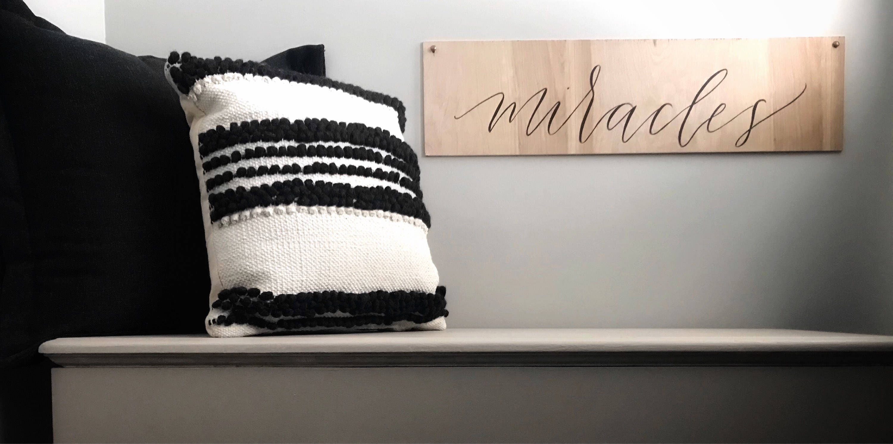 REDEEMED Wood Sign Natural Wood One Word Sign Inspirational Home Decor ...