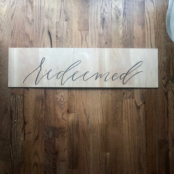 Natural Wood Sign - Etsy