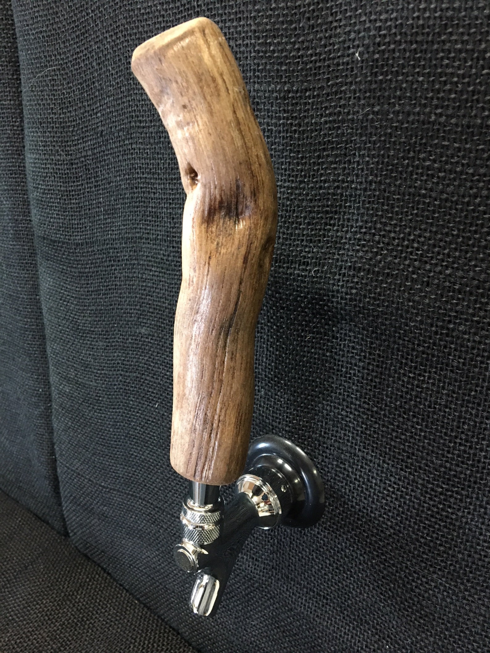 Driftwood Beer Tap Handle With Threaded Brass Insert - Etsy