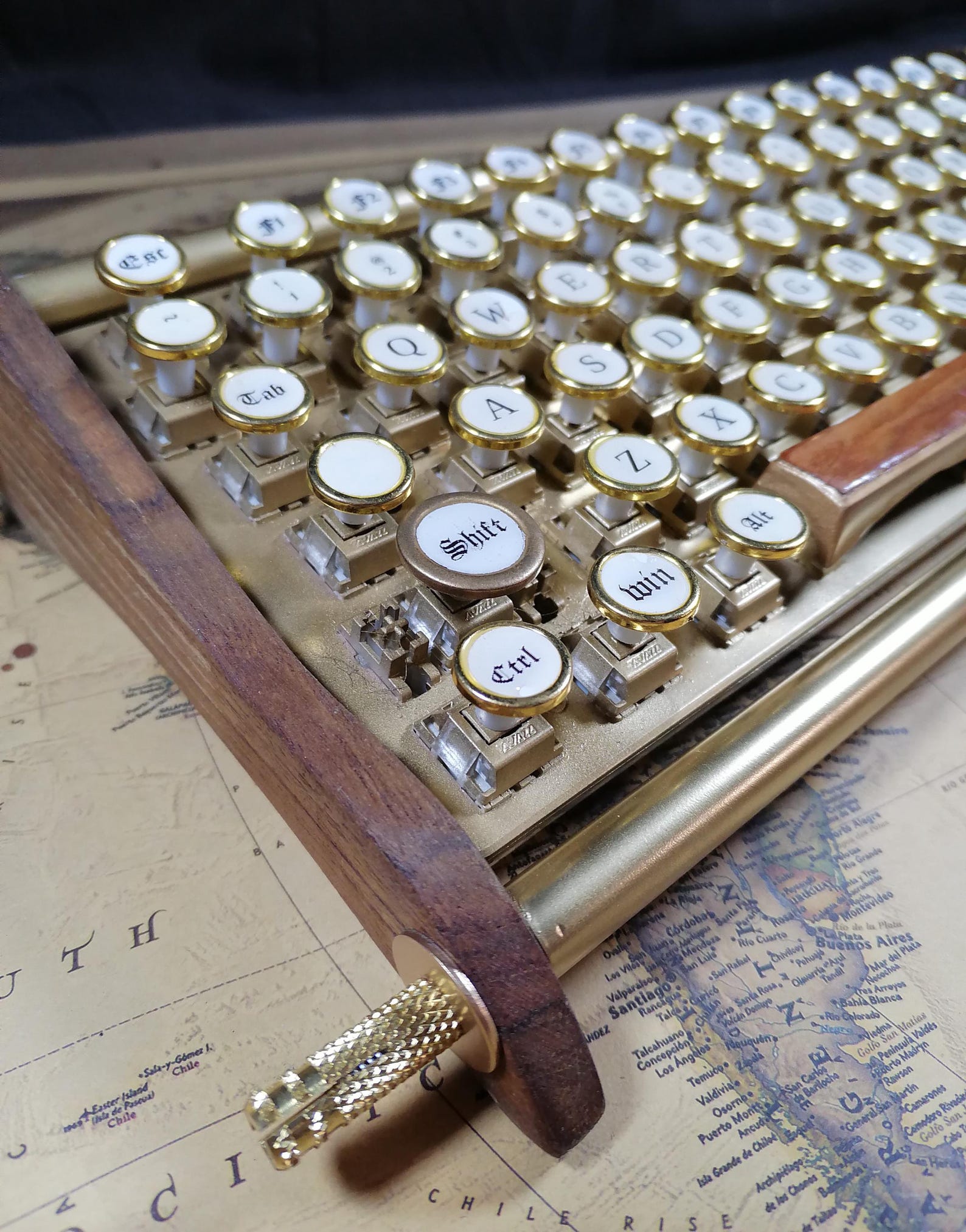 Mini Wired Steampunk, Retro Keyboard and Mouse - Etsy