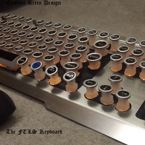 The Silver FTL Keyboard. Retro Keyboard for PC - Etsy