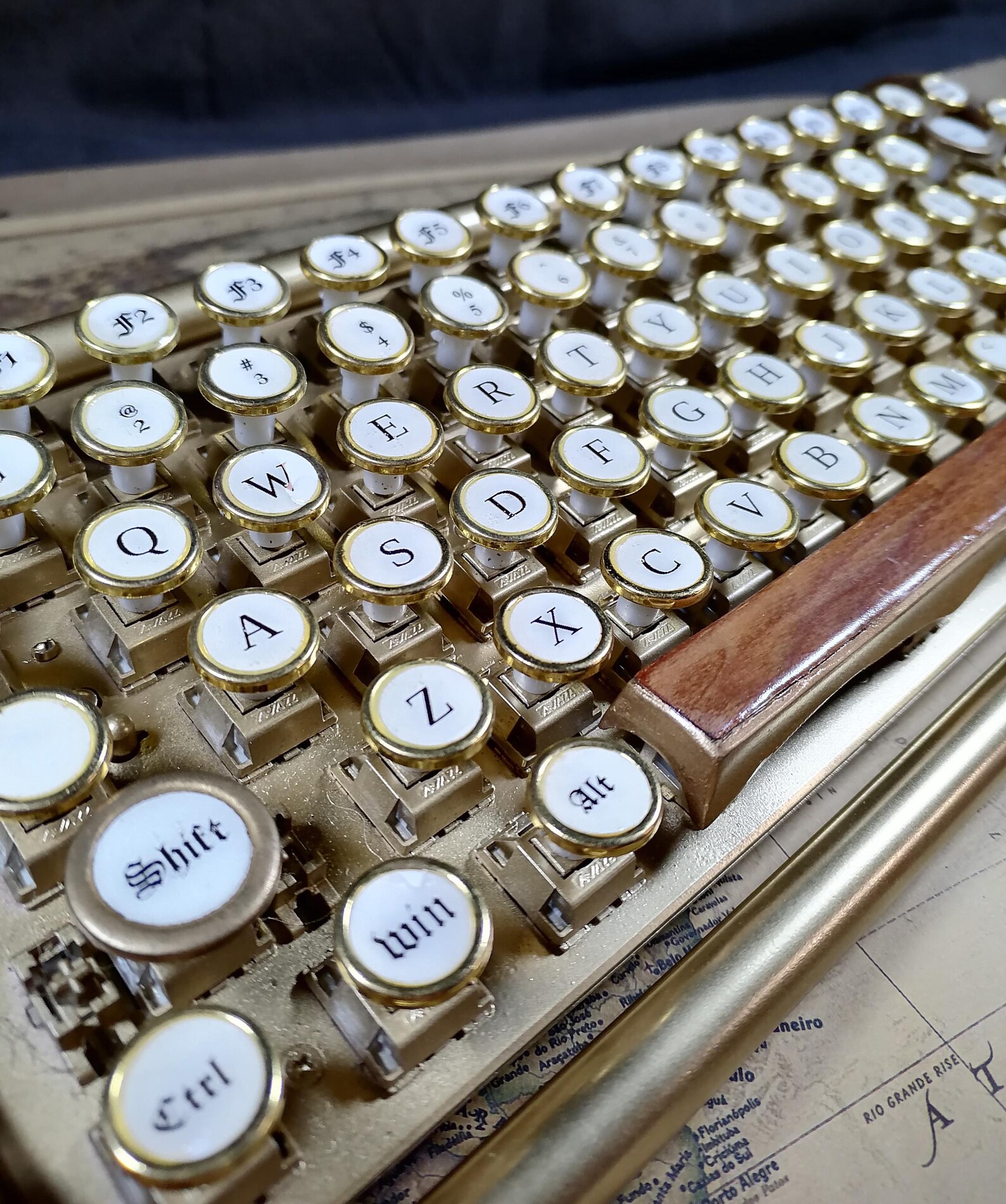 Mini Wired Steampunk, Retro Keyboard and Mouse - Etsy