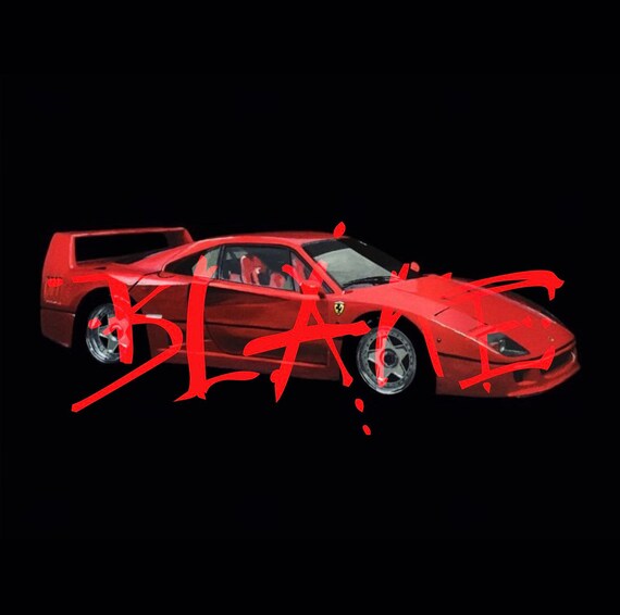 Ferrari F40 signed Print - Etsy UK