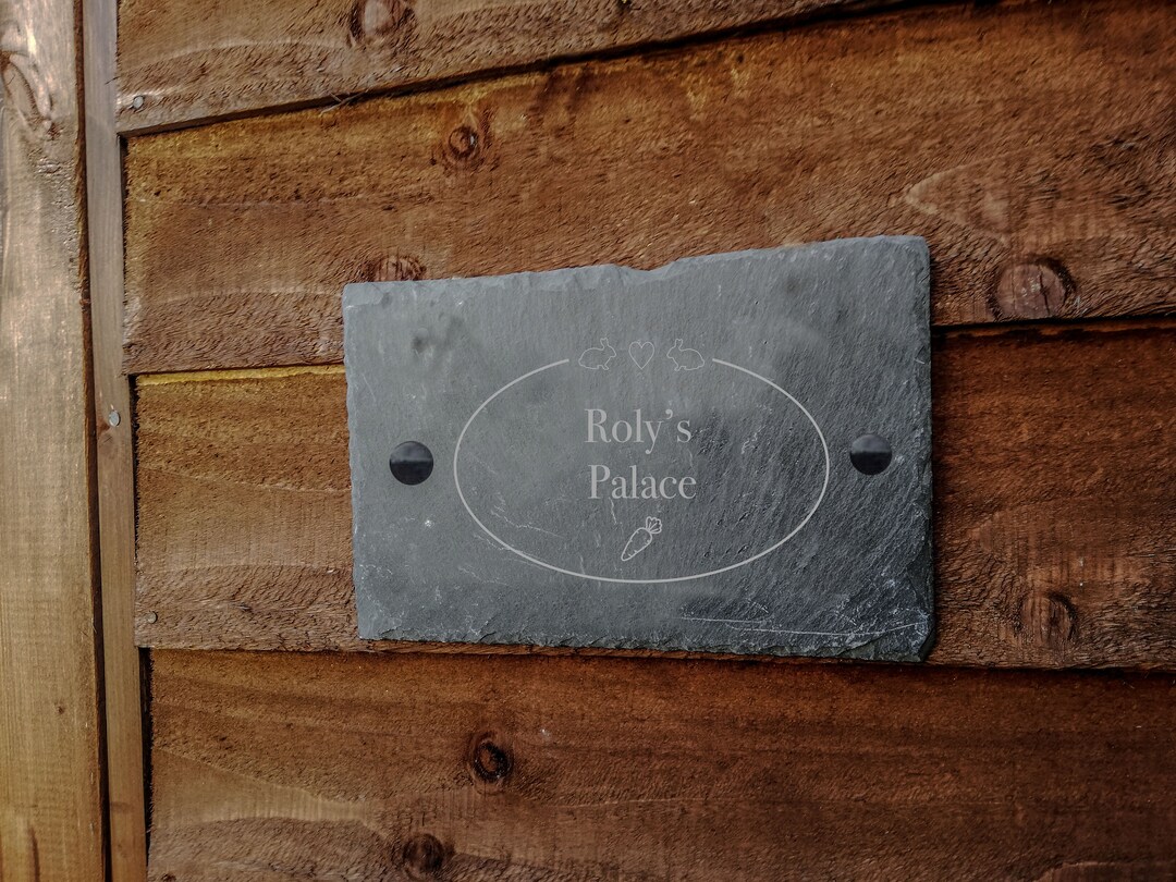 House Sign |slate House Plaque | Slate Name Plates | House Name Plates ...