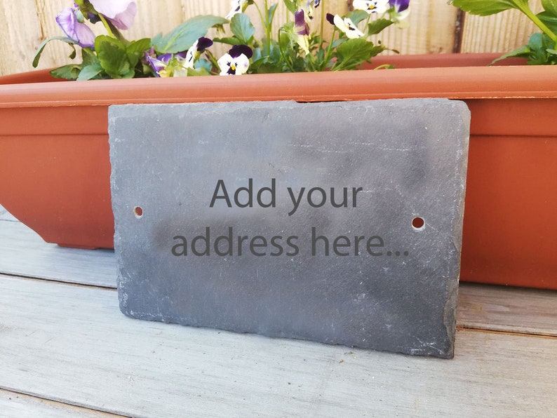 House Sign | Slate House Plaque | Slate Name Plates | House Name Plates ...