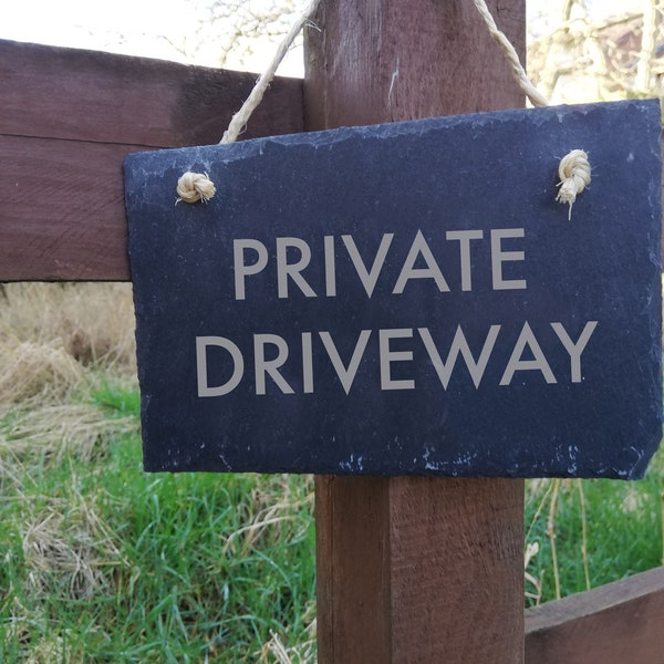 Private Drive Sign - Etsy