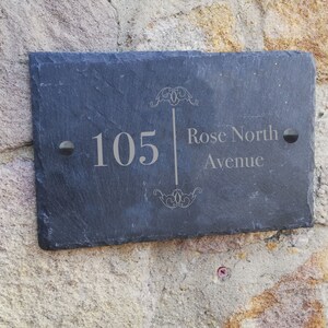 House Sign | Slate House Plaque | Slate Name Plates | House Name Plates ...