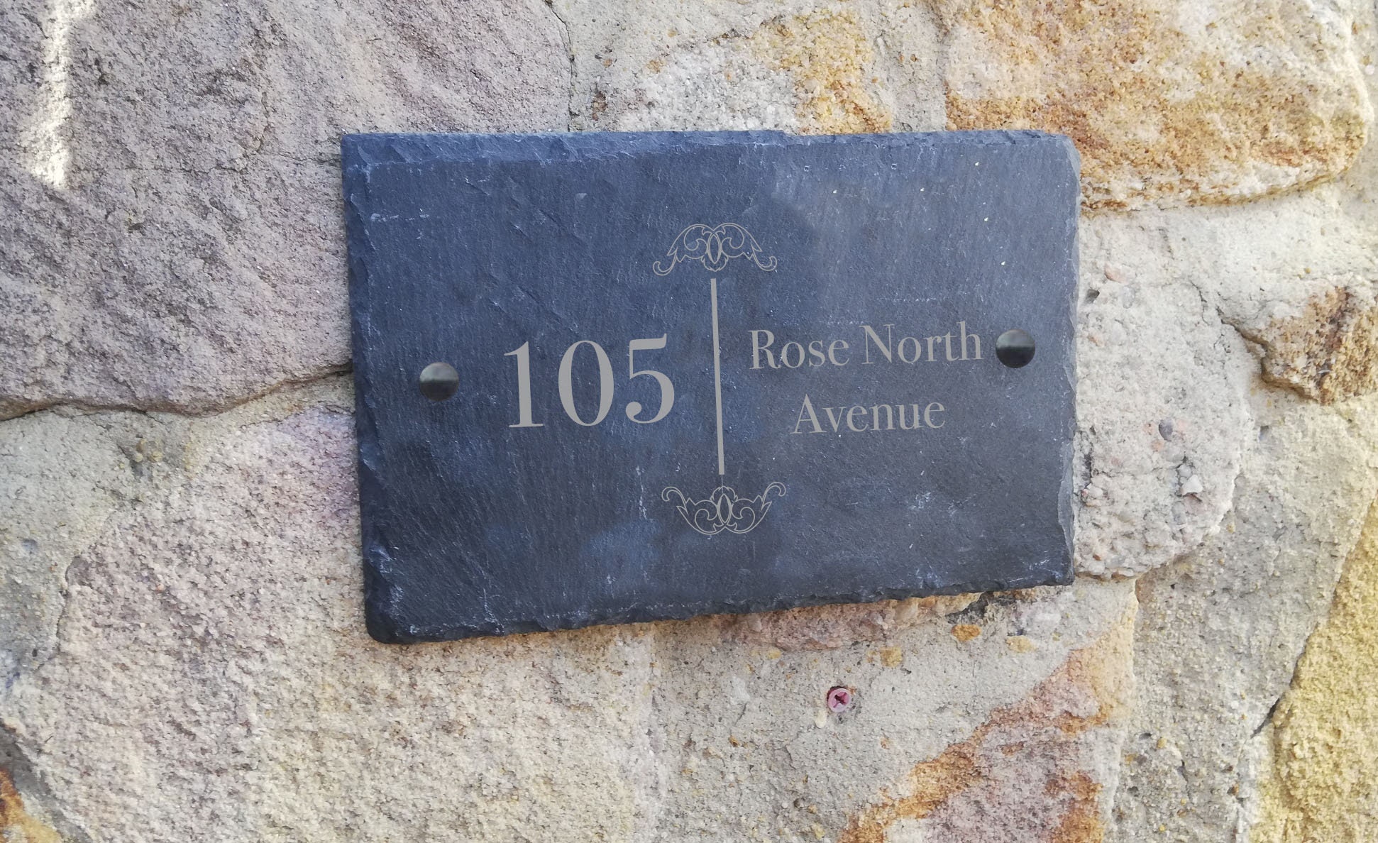 House Sign Slate House Plaque Slate Name Plates House | Etsy UK