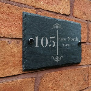 House Sign | Slate House Plaque | Slate Name Plates | House Name Plates ...