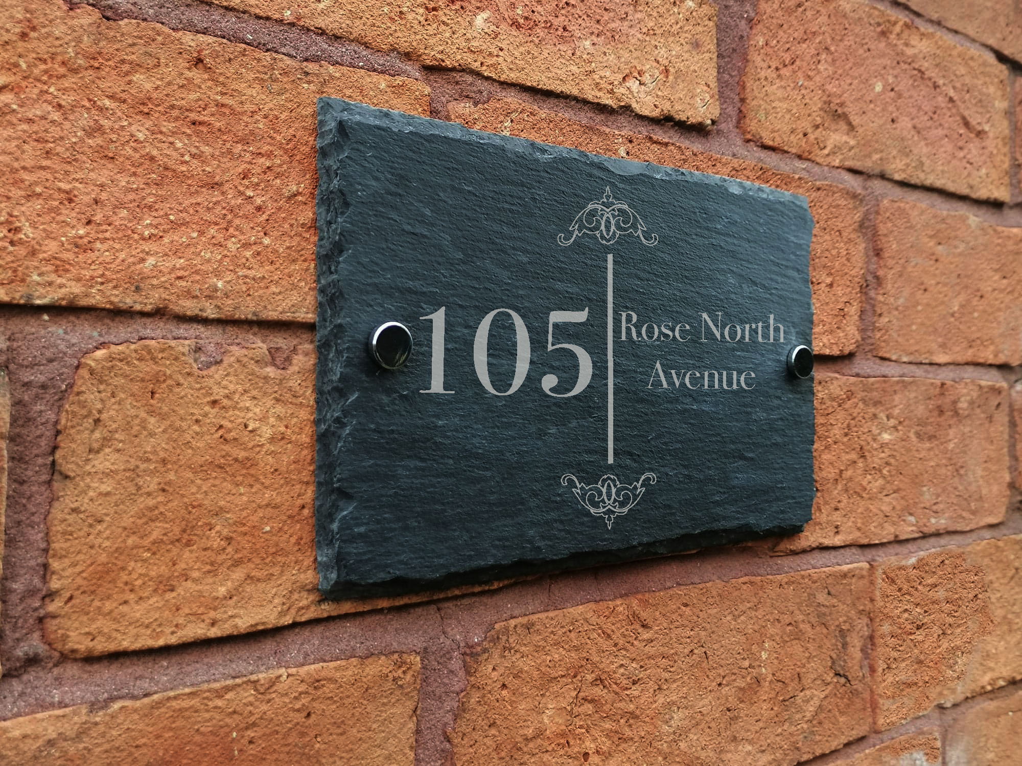 House Sign Slate House Plaque Slate Name Plates House - Etsy UK