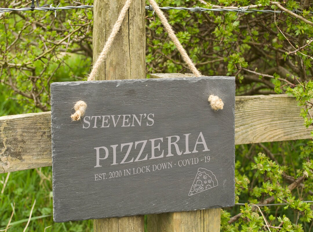 Pizzeria Sign - Pizza - Slate Signs | Christmas | Birthday | Gifts ...