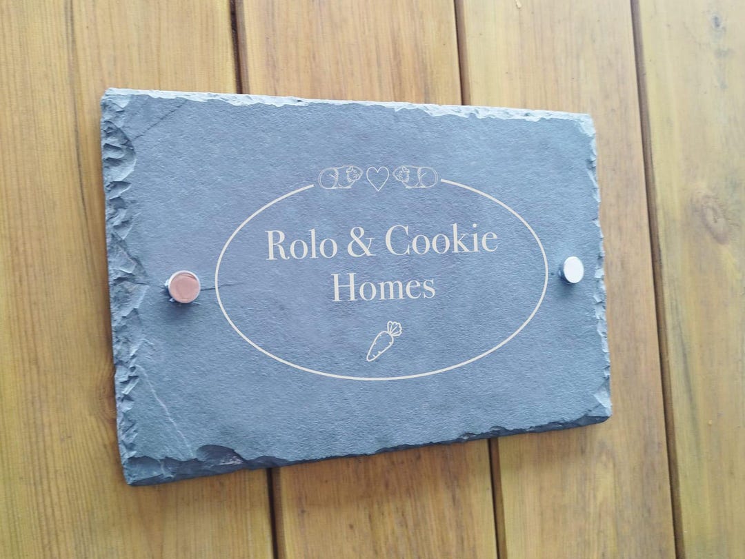 House Sign |slate House Plaque | Slate Name Plates | House Name Plates ...