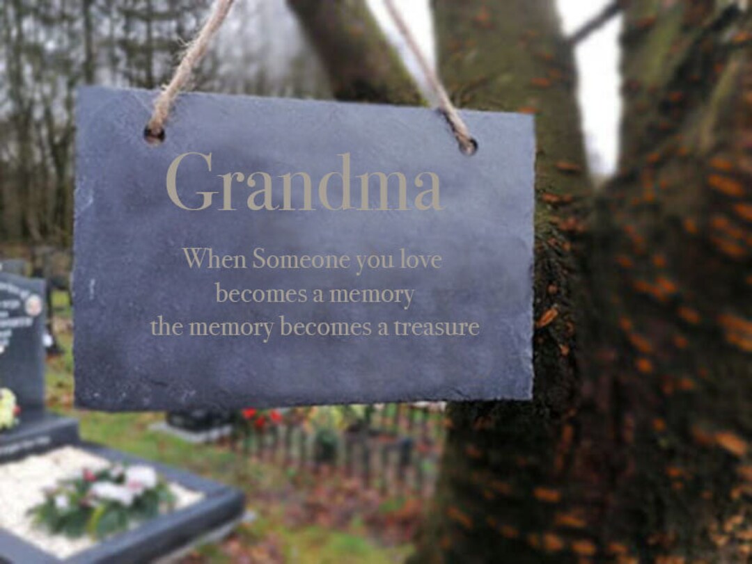 Small Tree Hanger Memorial Grandma | Mothers Day | Personalised ...