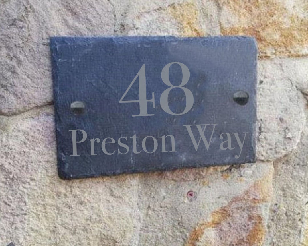 Rustic Slate Door Sign | Farm House Sign | Cottage | Christmas ...