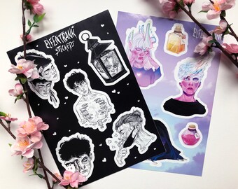 TOS Sticker Sheets Vol 1 and Tattoo Add-ons | Etsy