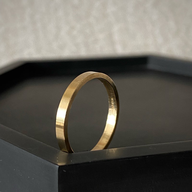 Modern Gold Ring - Etsy