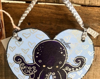 OctoCat Heart Octopus Octopus Cat Fun Anniversary Gift | Etsy