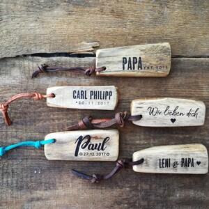 Dad Papa Superdad Daddy Gift Keychain Key Chain Daughter Son PAPA Bear ...