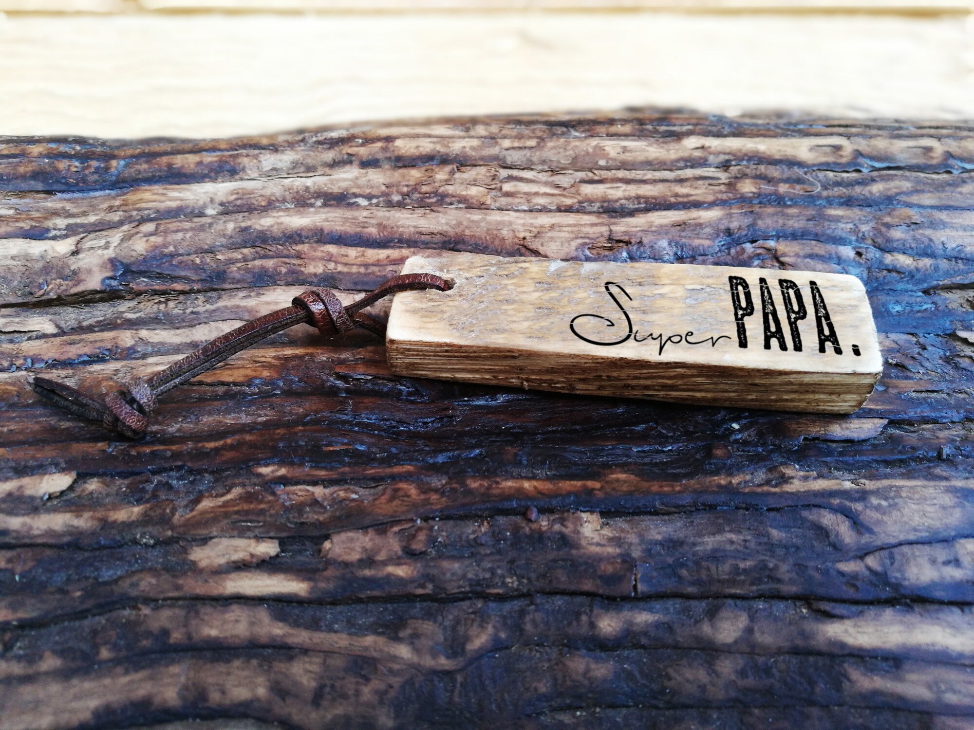 Dad Papa Superdad Daddy Gift Keychain Key Chain Daughter Son - Etsy