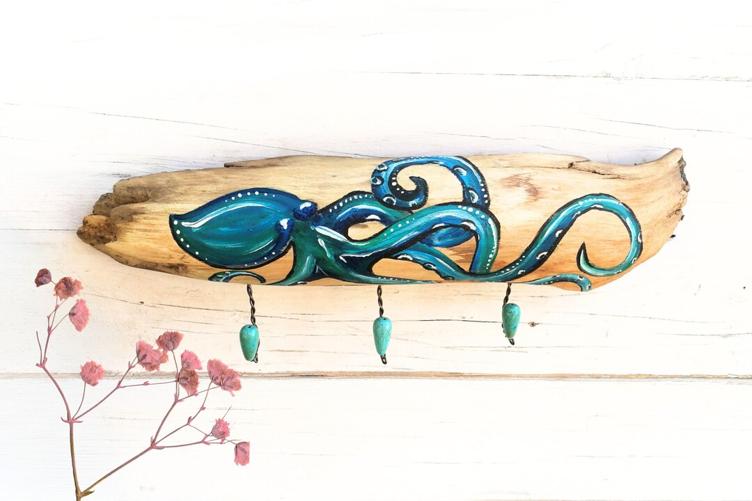 Keyboard Hook Rack Driftwood Maritime - Etsy