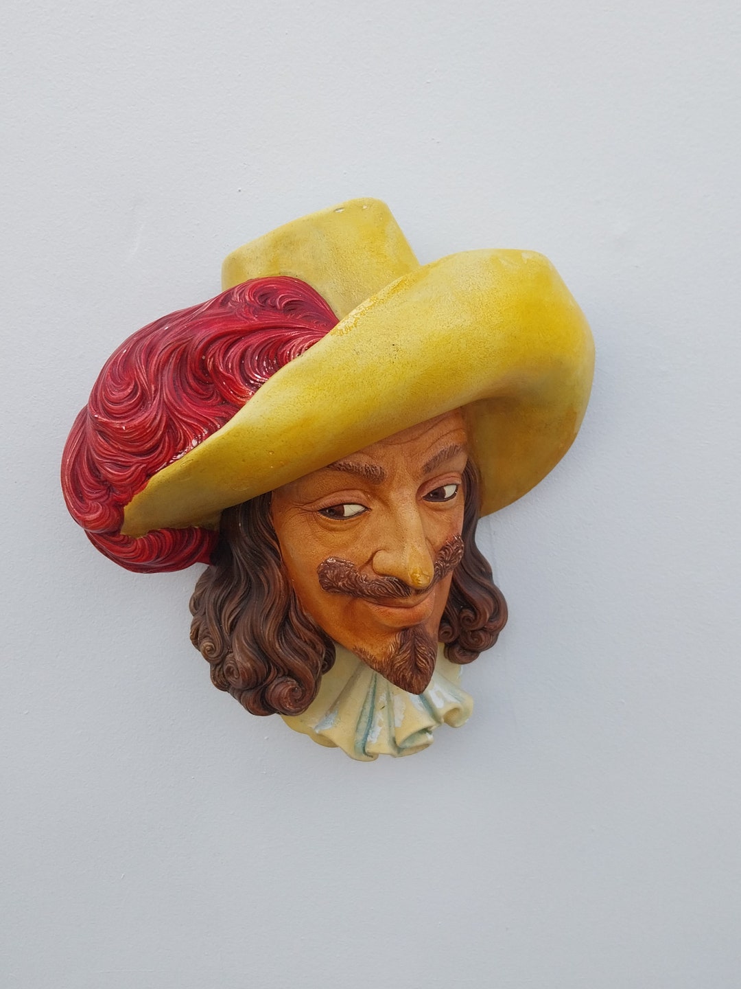 Rare Cavalier Head Wall Mask by Bosson Legends Vintage Cavalier Wall ...