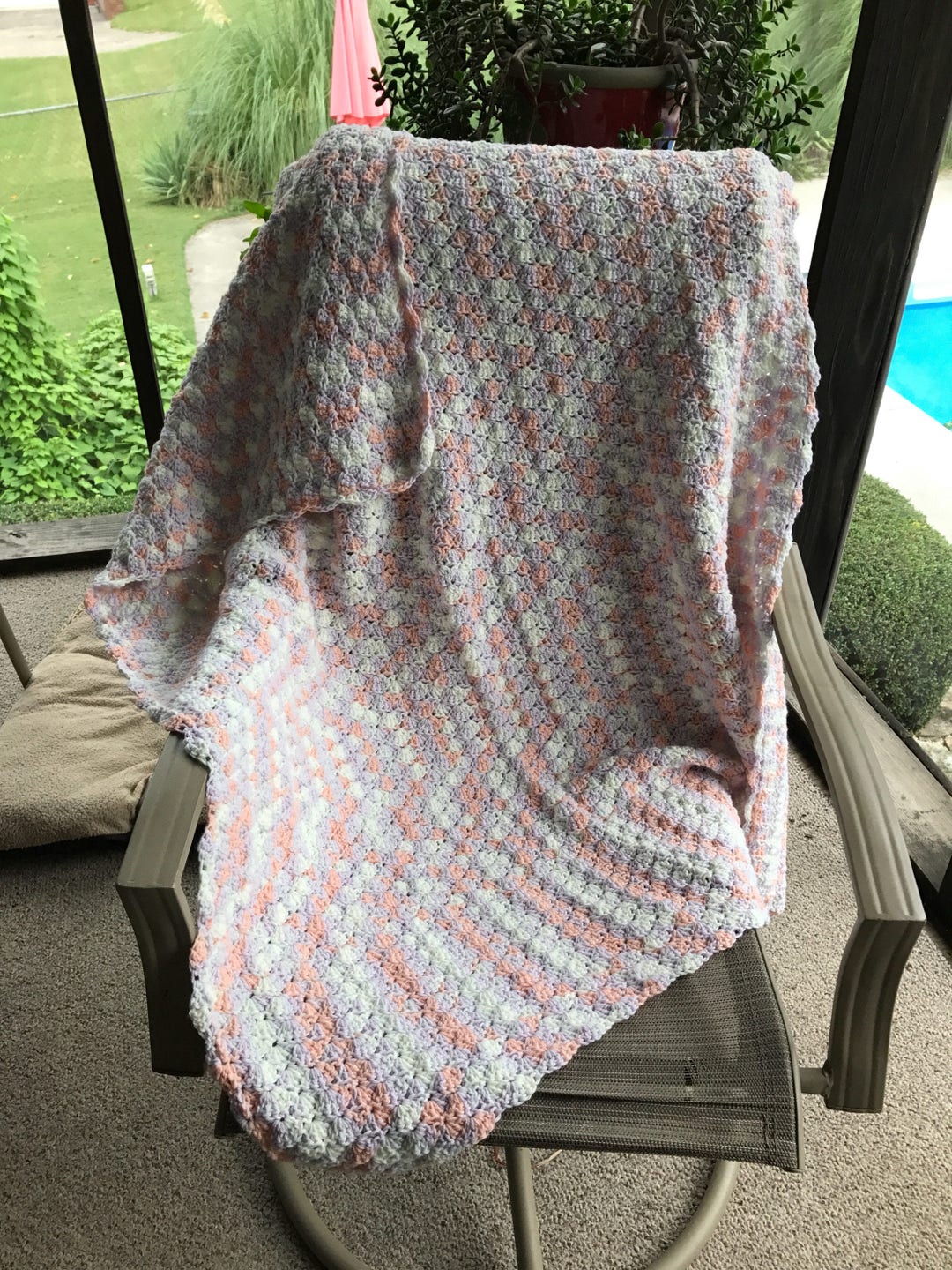 Handmade Crochet Afghan - Etsy