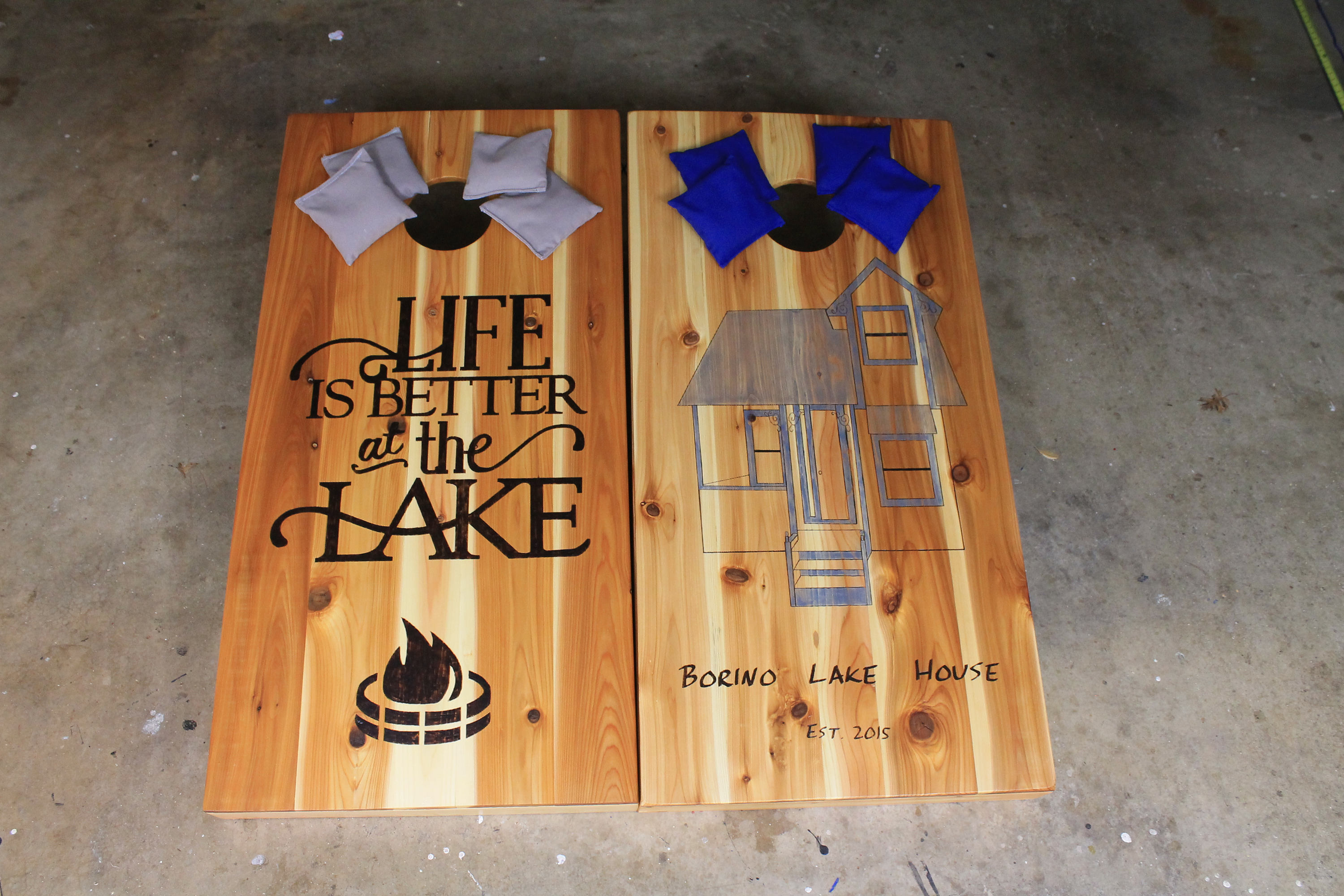 Custom Cornhole Sets - Etsy