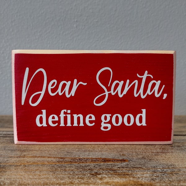 Santa Define Good - Etsy