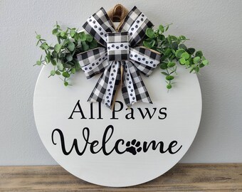 All Paws Welcome - Etsy