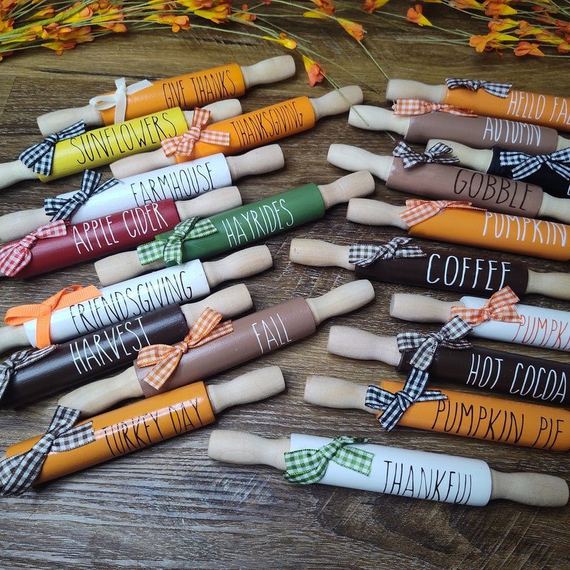 Fall Rolling Pin - Etsy