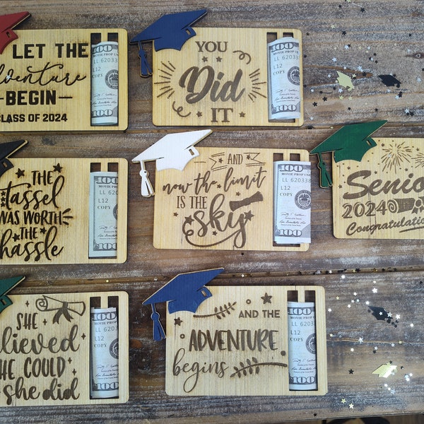 Wood Laser Money Gift - 60+ Gift Ideas for 2024