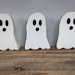 Wooden Ghosts, Halloween Decor, Tiered Tray Decor, Chunky Wood Ghost ...