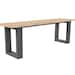 Rectangle Table or Bench Legs With Support Bar for Dining Table, Bench ...