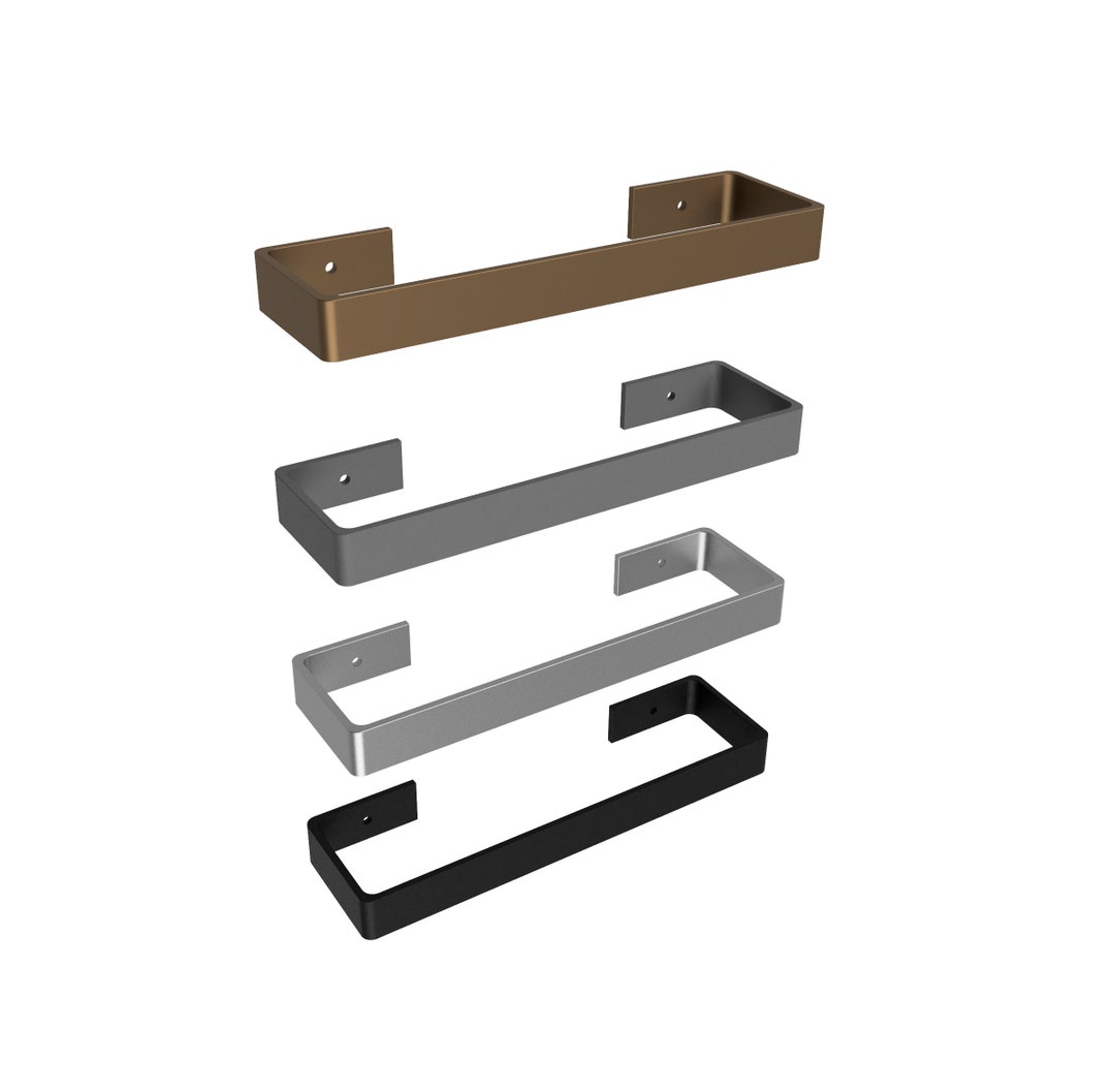 Metal Towel Rail for Hand or Bath Towels Modern Industrial - Etsy