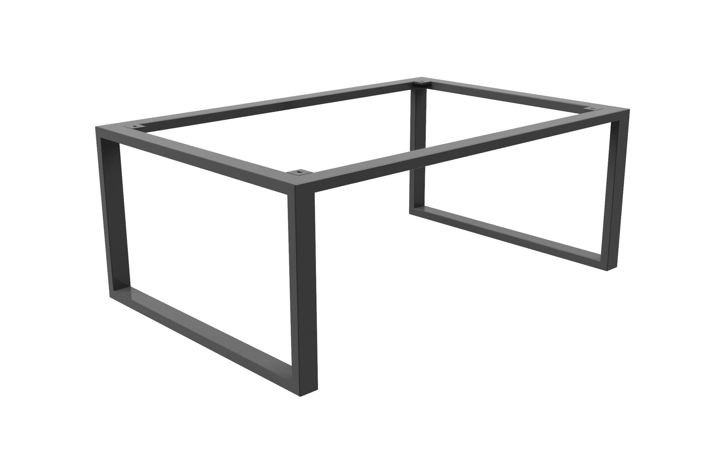 Open Cuboid Industrial Steel Coffee / Side Table Frame, Metal Powder ...