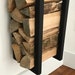 Wall Mounted Industrial Firewood Log Store / Storage Large or Small ...