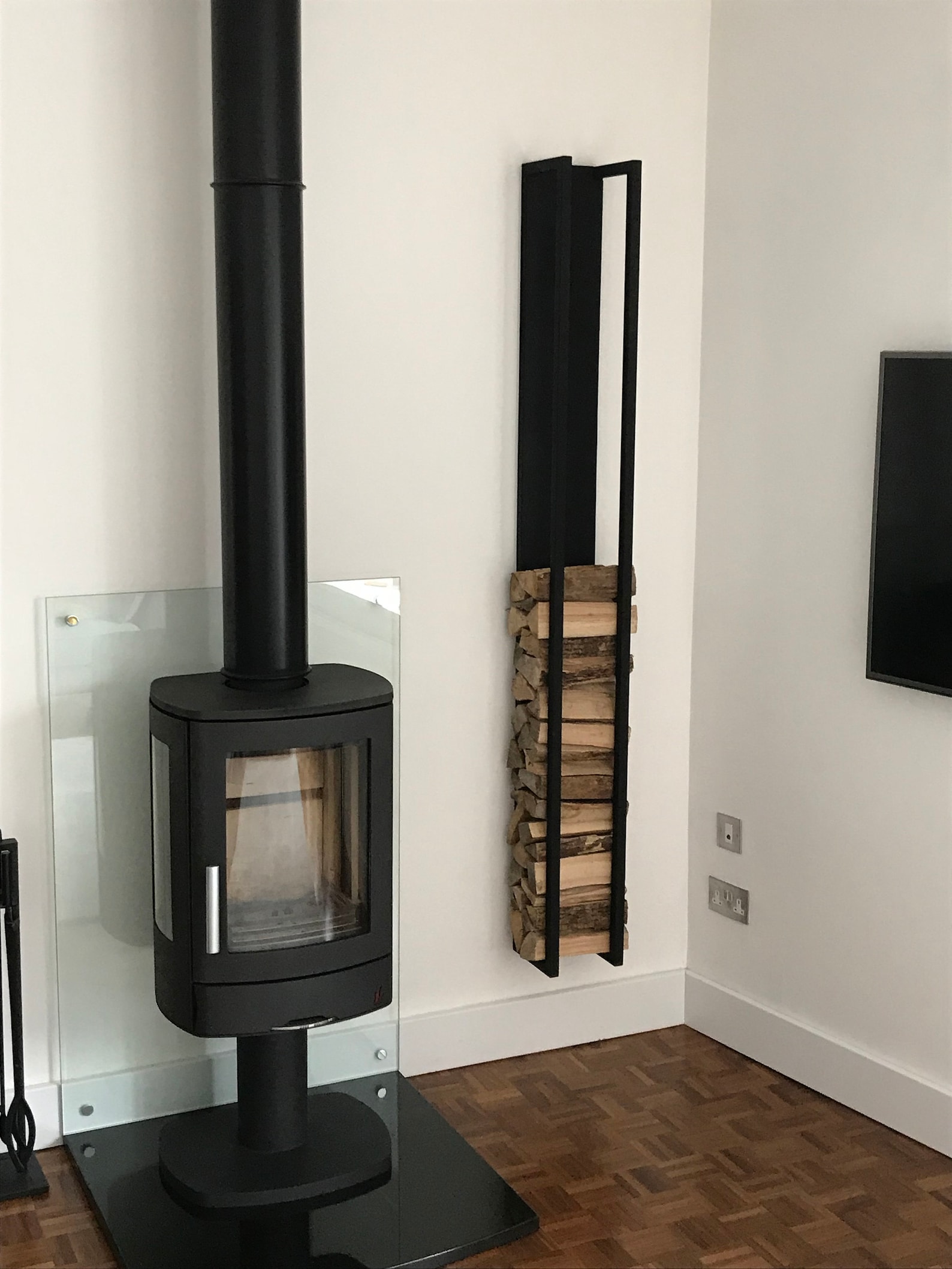 Wall Mounted Industrial Firewood Log Store / Storage Large or - Etsy ...