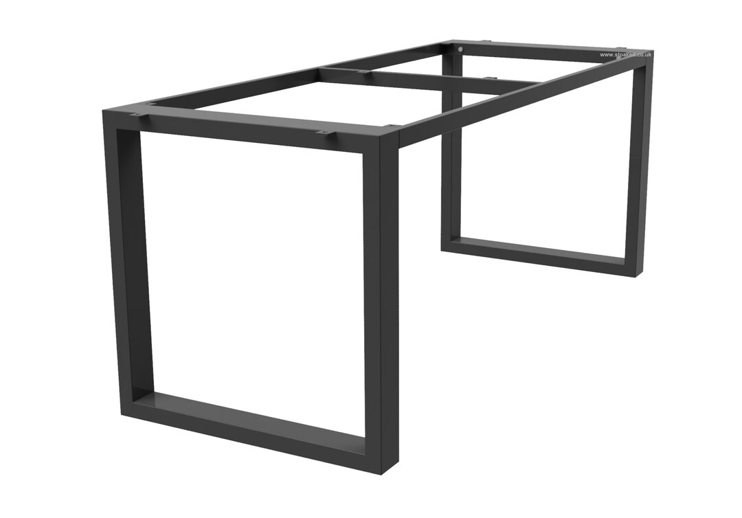 Handmade Industrial Steel Rectangle Table Legs – Custom Height - Etsy