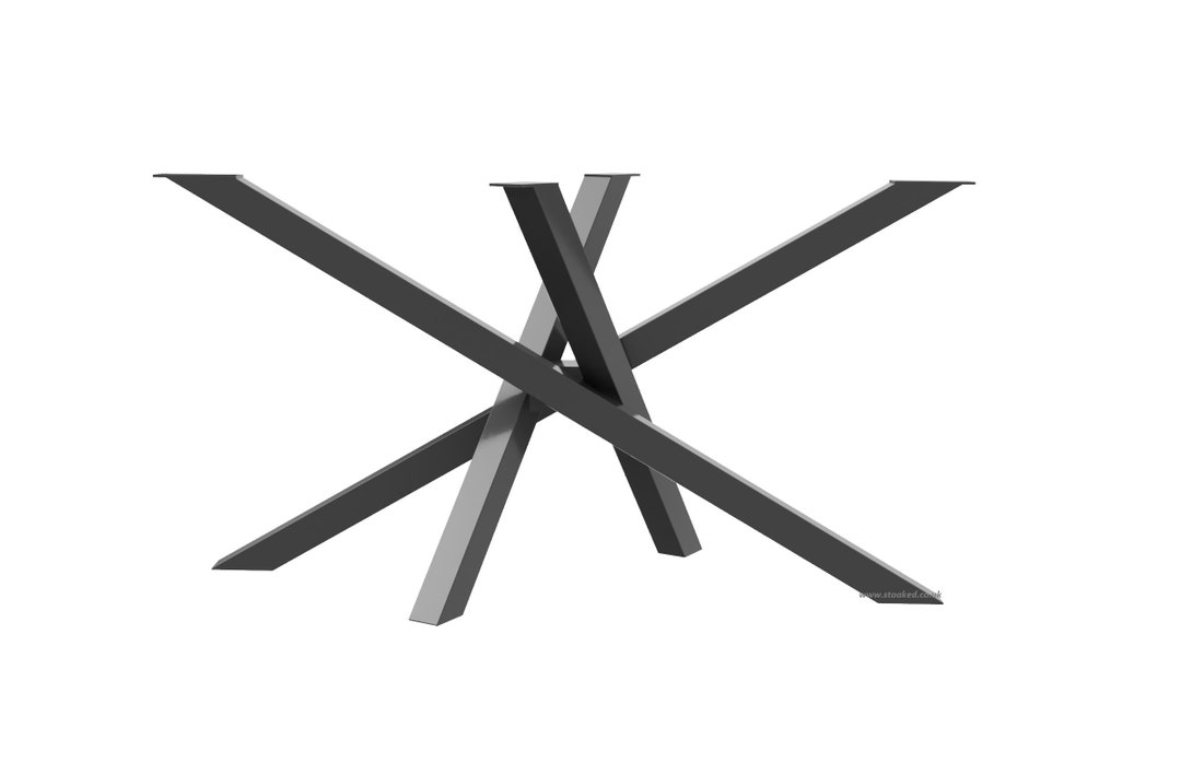 Woolacombe Metal Steel Table Legs for Rectangle Shaped Dining Table ...