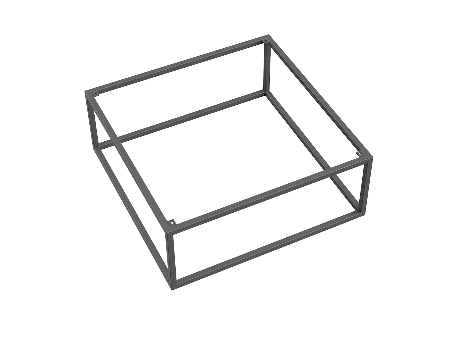 Cuboid Steel Coffee / Side Table Frame, Powder Coated Finish - Custom ...