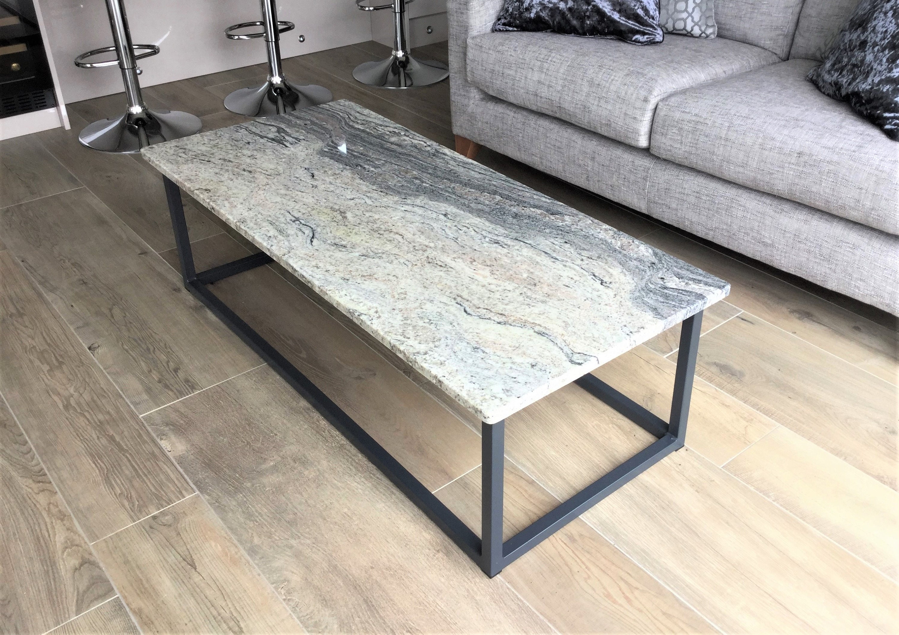 Cuboid Steel Coffee / Side Table Frame, Powder Coated Finish - Custom ...