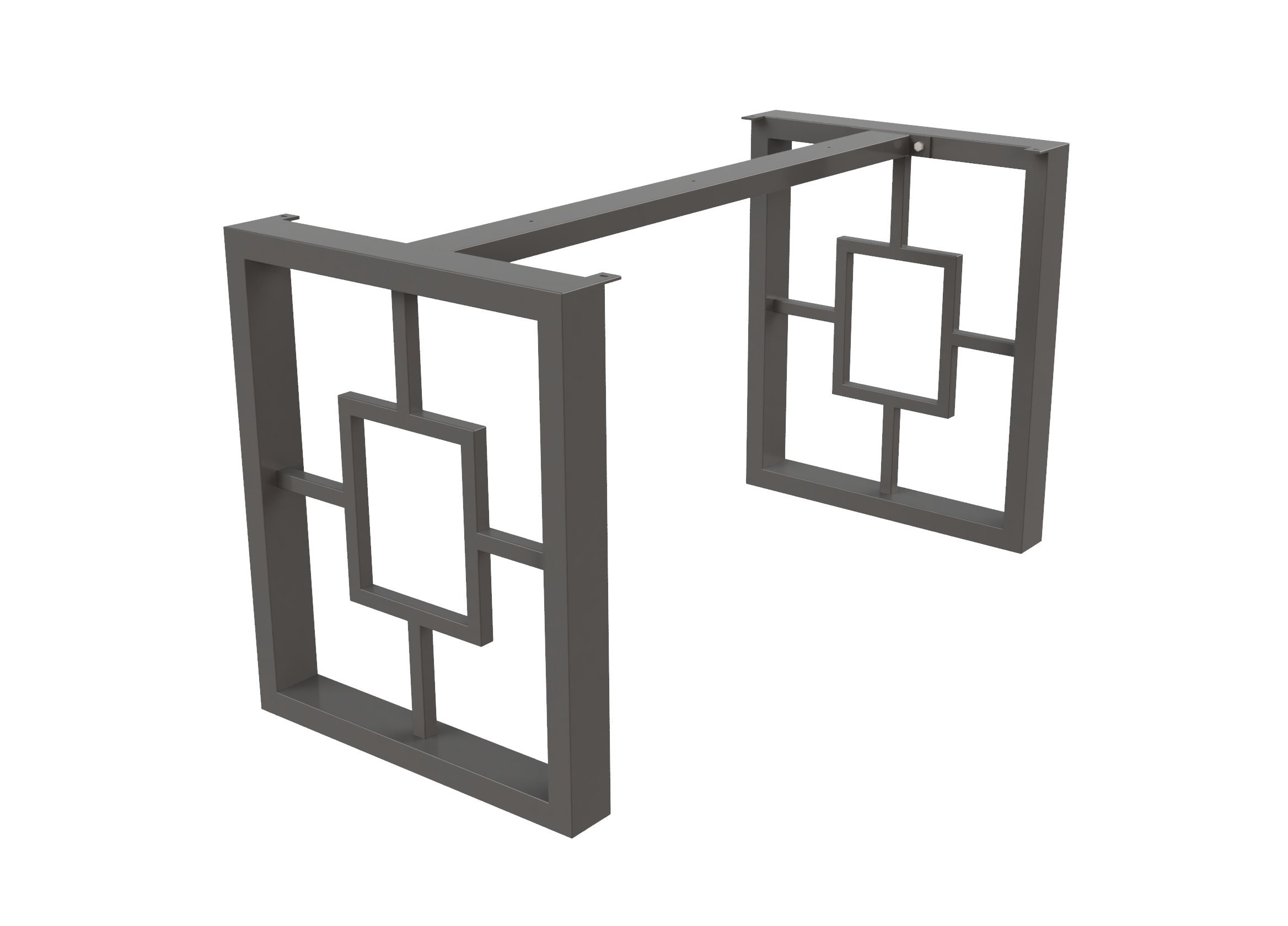 Rectangle Table Legs With Inner Design Made From Steel With | Etsy UK