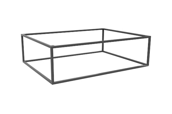Solid Steel Bar Cuboid Shaped Coffee or Side Table Frame - Etsy UK